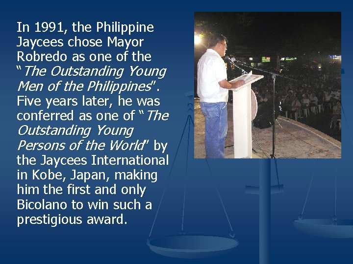 Mayor Jesse M Robredo Naga City Philippines At