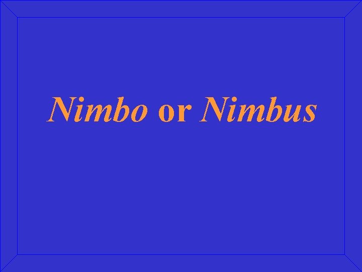 Click to begin Choose a category and point