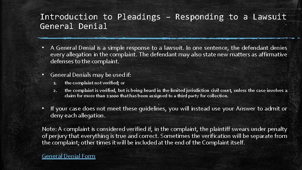 Civil Pretrial Practice Responsive Pleadings and Motions Introduction