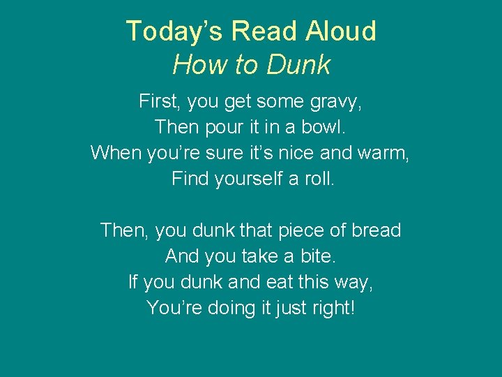 Lesson 2 day 2 Question of the Day