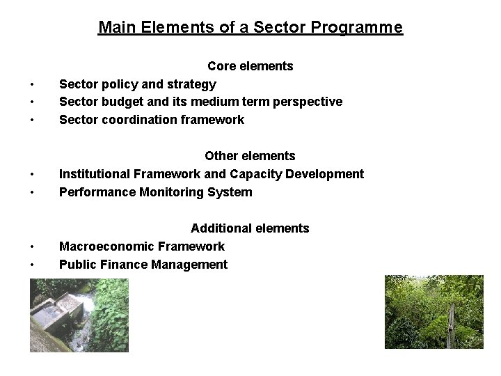 Developing a Sector Wide Approach in Samoa A