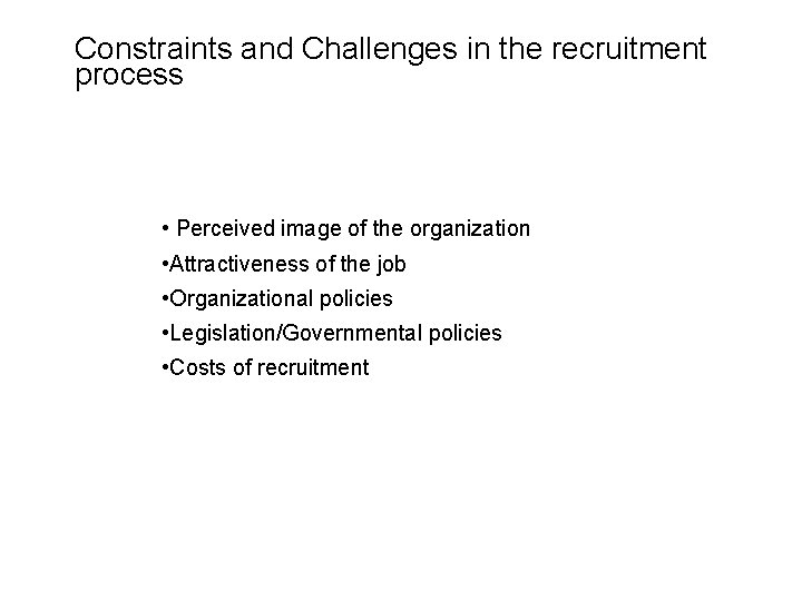 HR MODULE 4 RECRUITMENT SELECTION LINKING STRATEGY TO