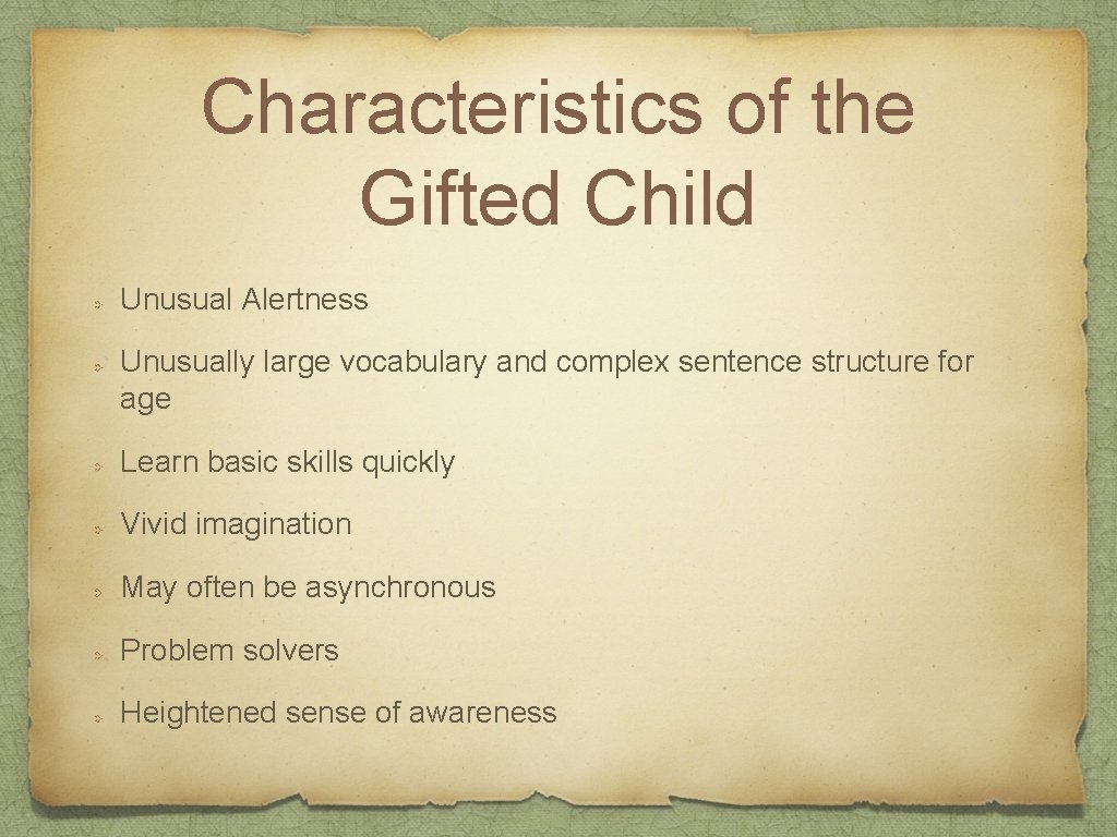 Parenting Gifted and Talented Children A presentation by
