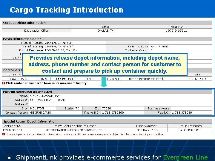 Shipment Link Cargo Tracking www shipmentlink com Shipment