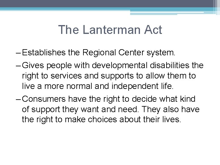 Overview of Regional Centers Brian Capra Public Counsel