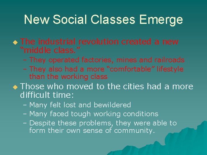 Social Impact of the Industrial Revolution A Chapter