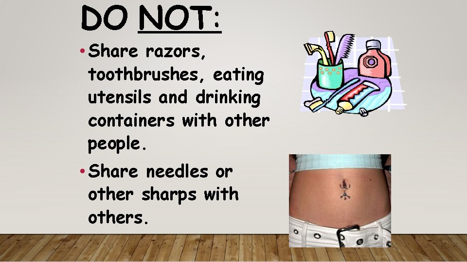 RULES OF INFECTION CONTROL IN SCHOOL SETTING Each