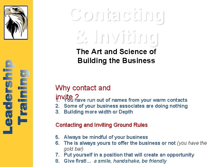 Contacting Inviting The Art and Science of Building