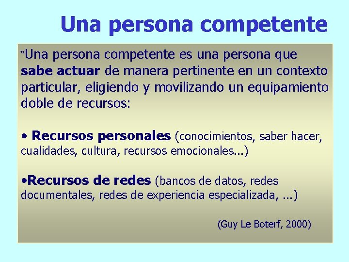 CONCEPTOS CAPACITACIN COMPETENCIAS LABORALES Proceso educativo realizado de