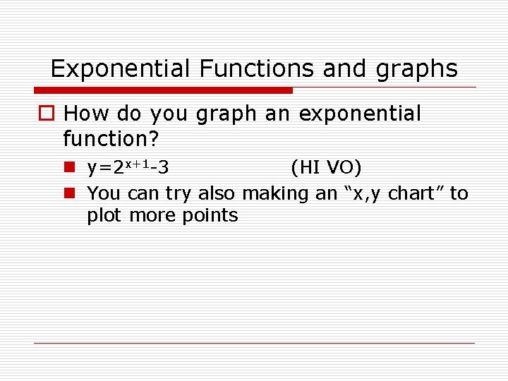 Math 1010 Final Review Exponent rules o What