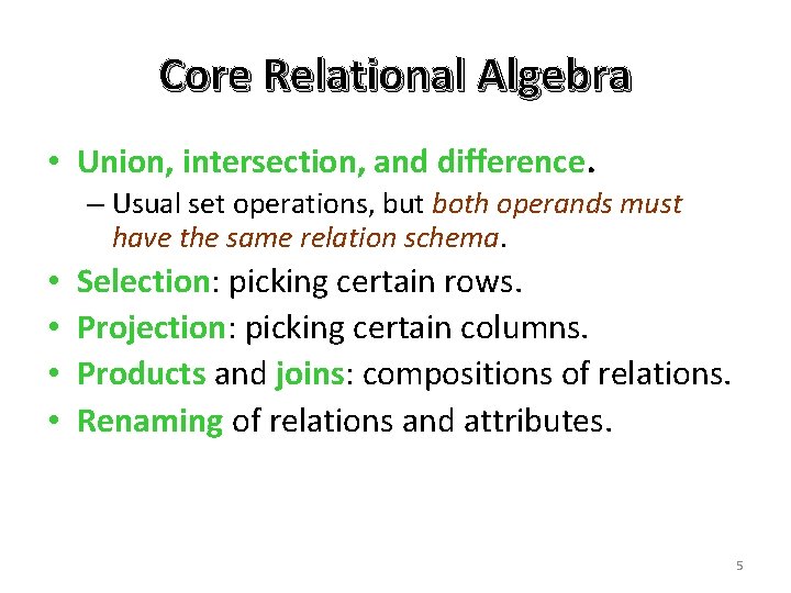 CENG 440 Introduction to Databases Lecture 3 4