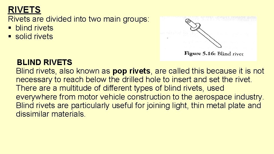 Automotive Grade 10 Joining Methods Rivets Split pins