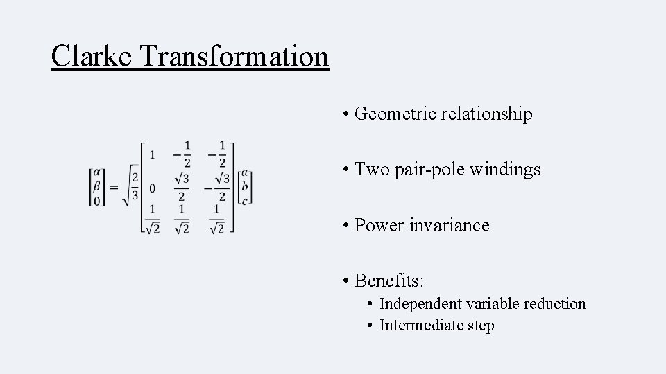 Induction Motor Vector Control Group F Group Members