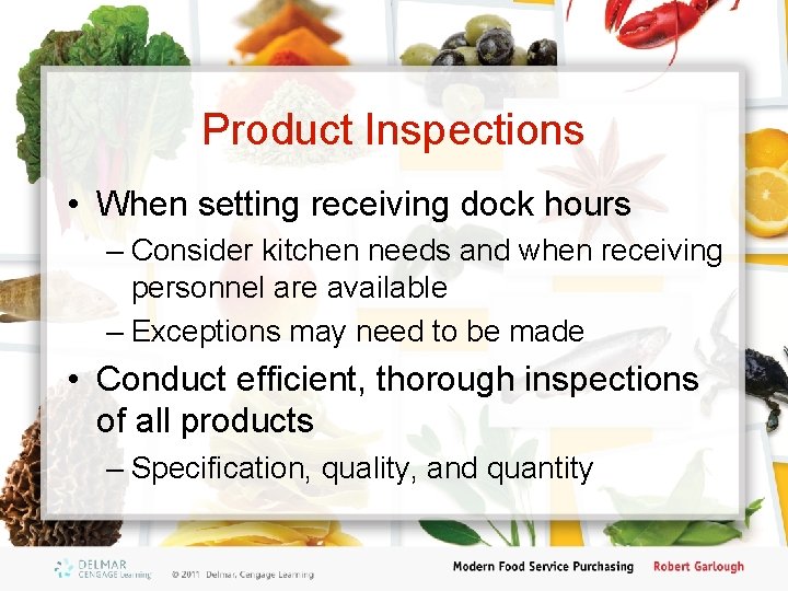 Receiving Storing and Issuing Chapter 8 Objectives Evaluate