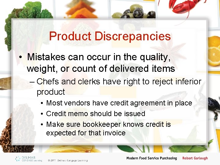 Receiving Storing and Issuing Chapter 8 Objectives Evaluate