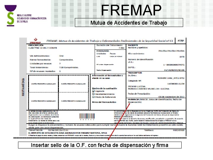 FREMAP Mutua de Accidentes de Trabajo RECETAS DE