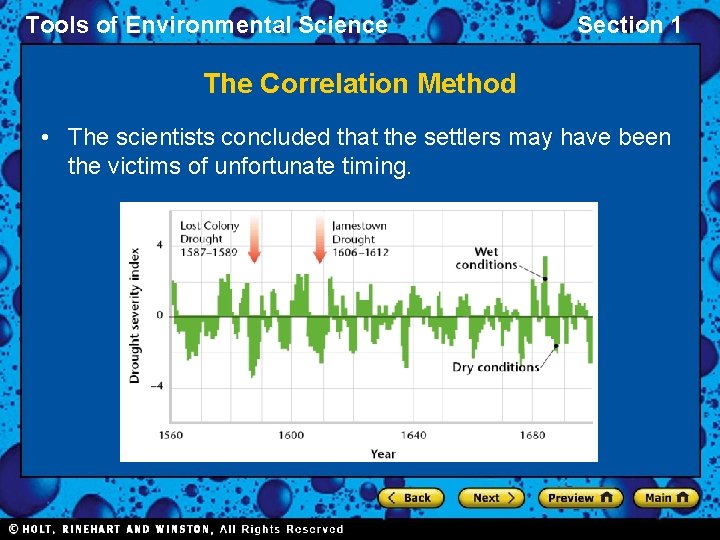 Tools of Environmental Science Ecolog Section 1 Tools
