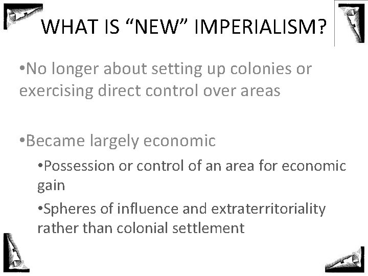 IMPERIALISM Beginnings and Basic Structures Student Handouts Inc