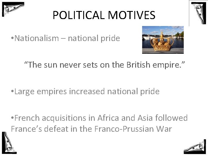 IMPERIALISM Beginnings and Basic Structures Student Handouts Inc