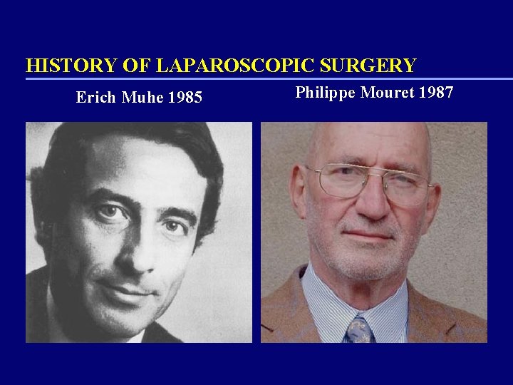 LAPAROSCOPIC SURGERY FOR COLORECTAL CANCER PAST PRESENT FUTURE