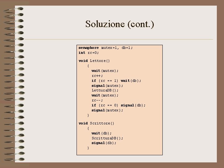 Programmazione Concorrente Esercizi Esercizio 1 Dati P P