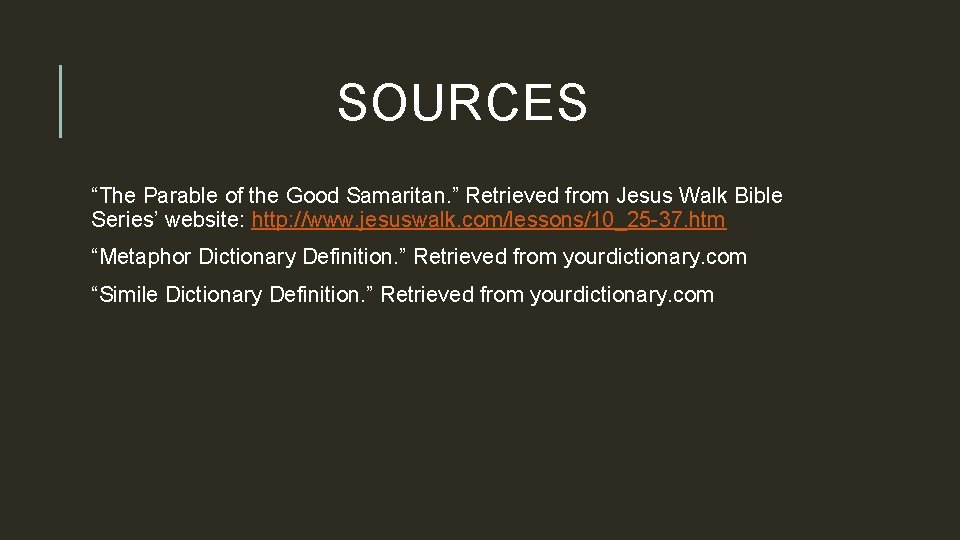 UNDERSTANDING PARABLES A PARABLE IS A STORY Parables