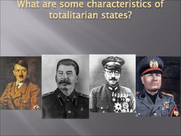 THE INTERWAR YEARS THE GREAT DEPRESSION What were