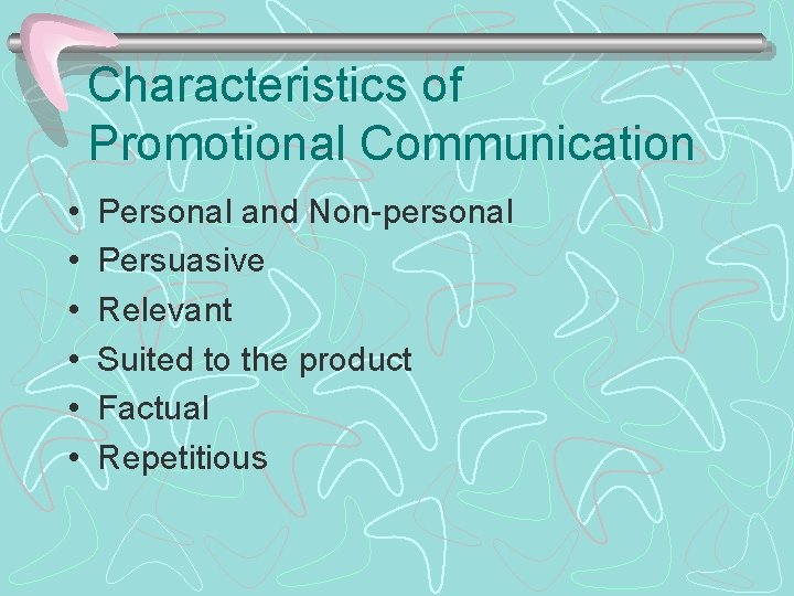 Promotion Visual Merchandising Role of Promotion Promotion is