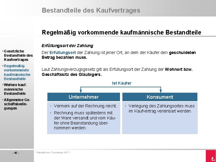 v Phasen beim Kaufen und Verkaufen v Gesetzliche