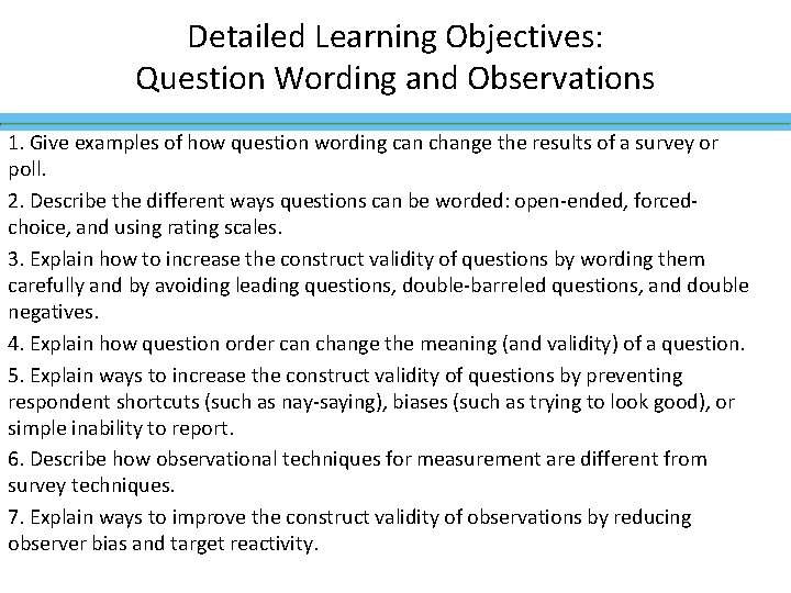 Chapter 6 Tools for Interrogating Frequency Claims Surveys