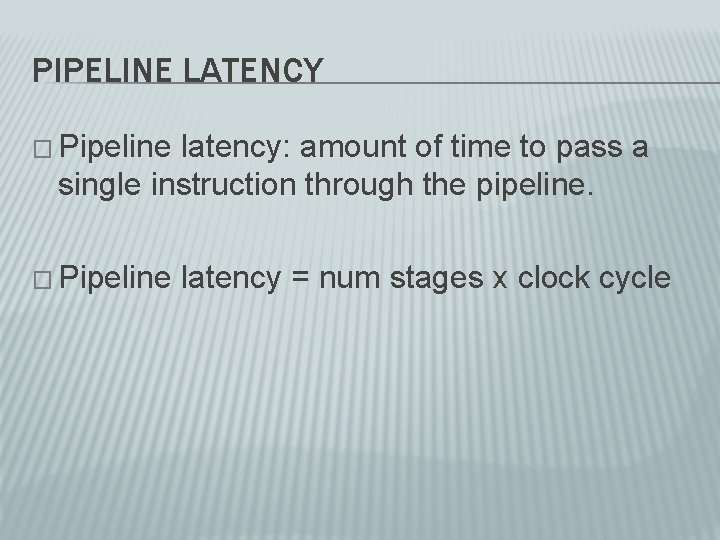 PIPELINING 7122013 FETCHEXECUTE CYCLE 1 Fetch next instruction