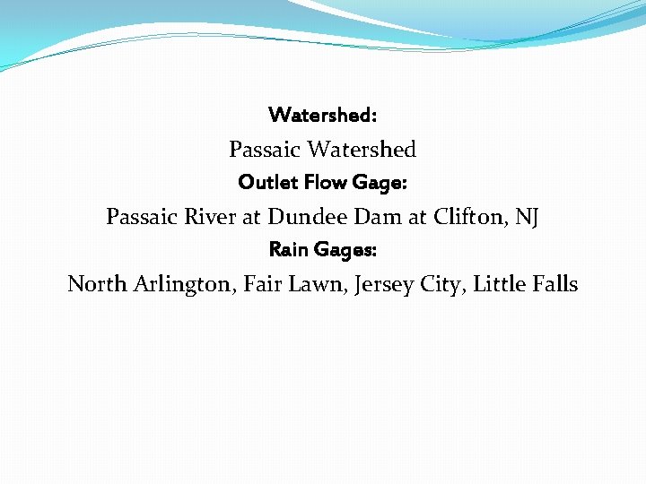 Passaic River at Dundee Dam at Clifton NJ