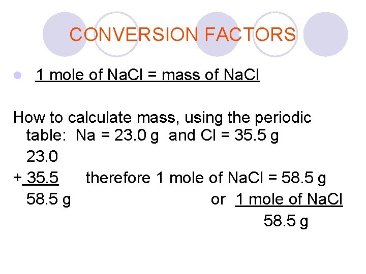 DIMENSIONAL ANALYSIS also known as FactorLabel Method Steps