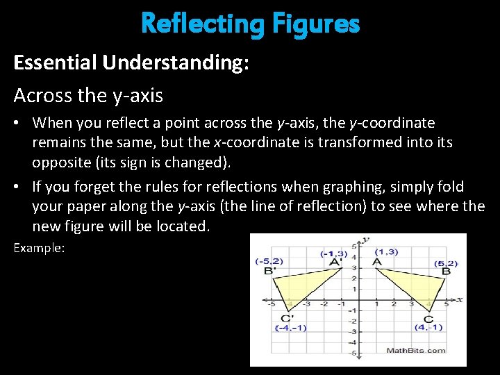 Chapter 7 Cartesian Coordinate System Day 1 Graphing