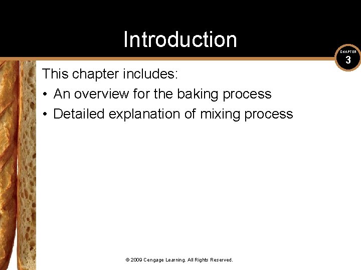 Chapter 3 The Baking Process and Dough Mixing