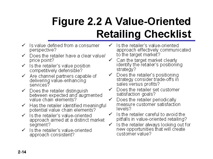 Chapter 2 Building and Sustaining Relationships in Retailing