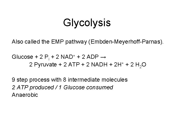 Engineering of Biological Processes Lecture 1 Metabolic pathways