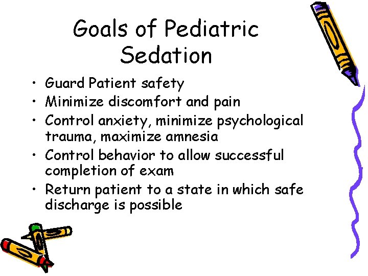 Pediatric Sedation Cindy Sanders RN MSN November 1