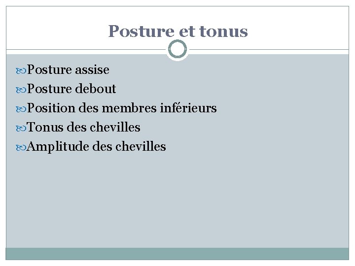 Dpistage des troubles neuro moteurs 5 ans Examen