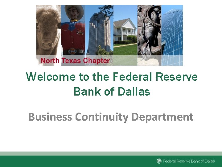 Welcome to the Federal Reserve Bank of Dallas