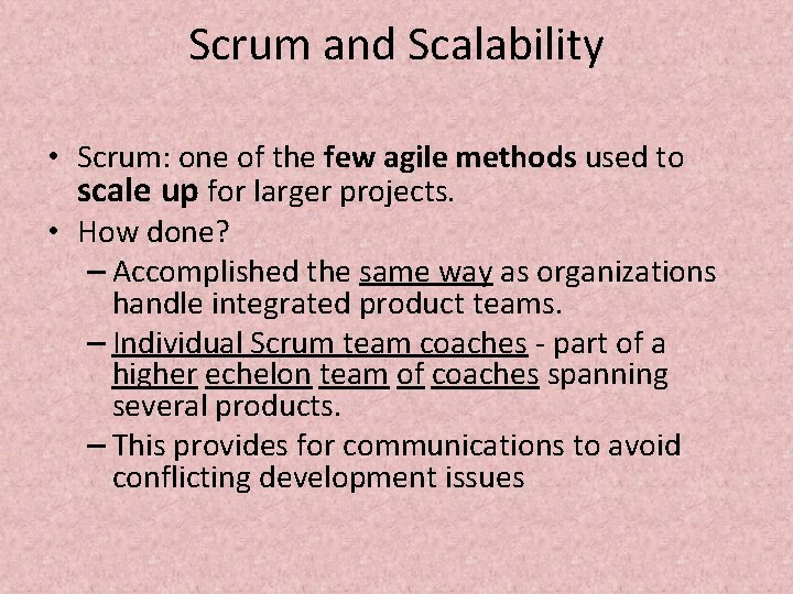 Agile Processes Scrum Introduction The two dominant Agile