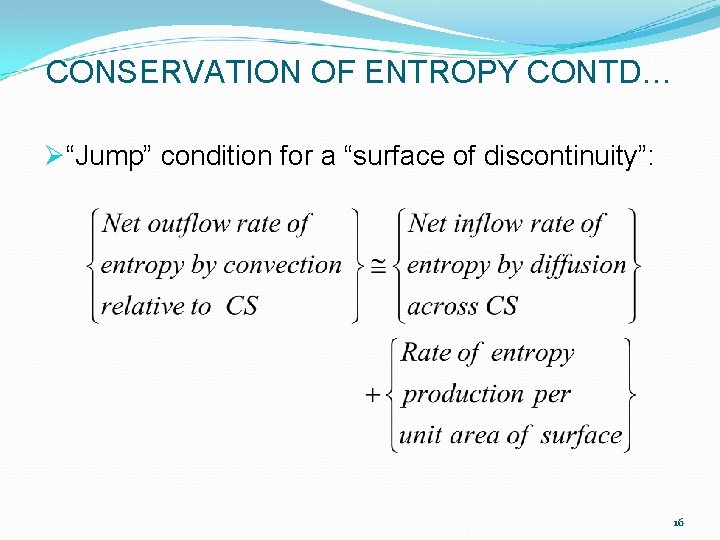 Advanced Transport Phenomena Module 2 Lecture 6 Conservation