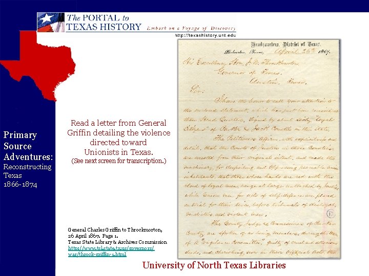 Primary Source Adventures Reconstructing Texas 1866 1874 Gray