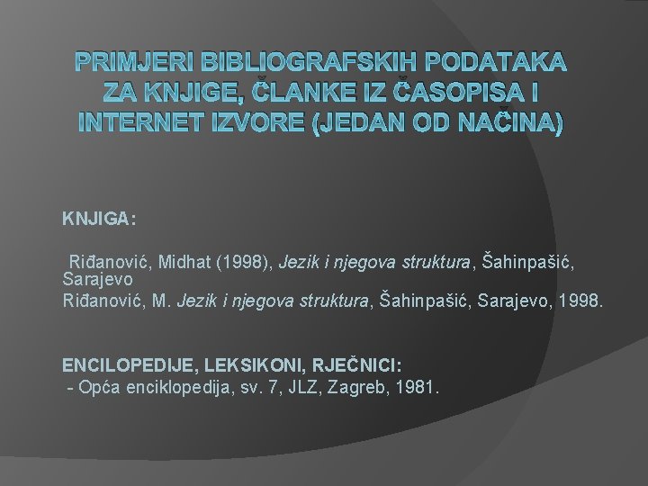 MATURSKI RAD KAKO NAPISATI MATURSKI RAD DEFINICIJA Zavrni