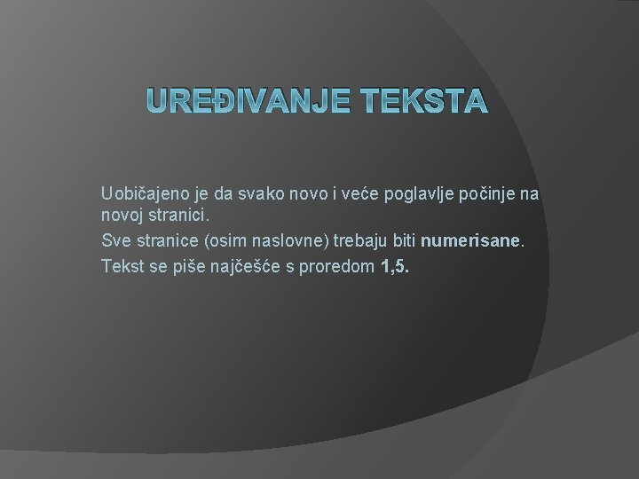 MATURSKI RAD KAKO NAPISATI MATURSKI RAD DEFINICIJA Zavrni