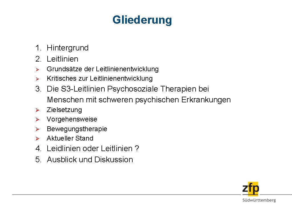 Leitlinien oder Leidlinien Welche Bedeutung hat die S