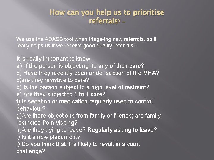 DOLS AND LIBERTY PROTECTION SAFEGUARDS UPDATE Neil Hunt