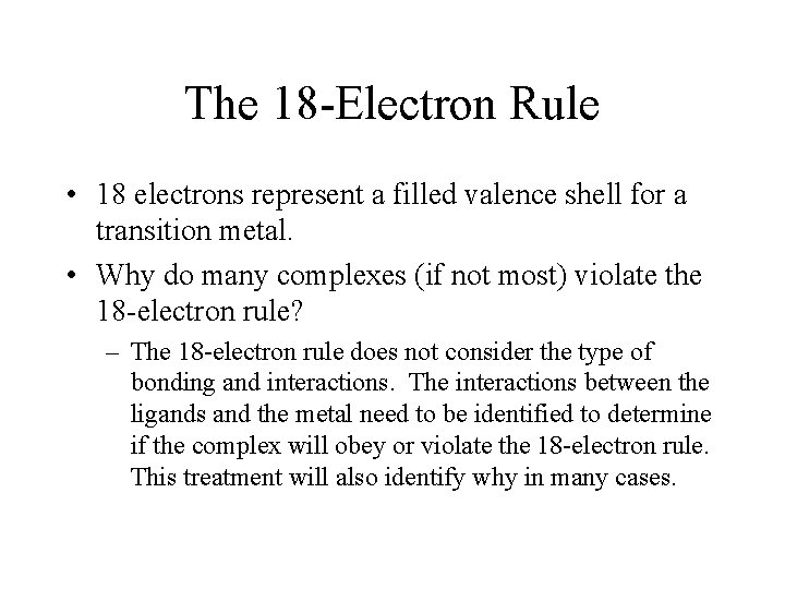Organometallic Compounds Chapter 13 Organometallic Compounds Chemistry of