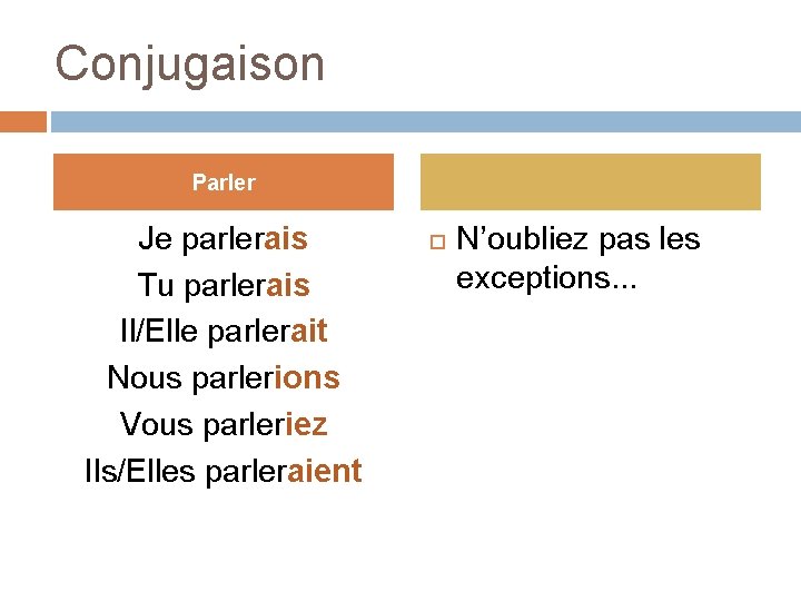 LE FUTUR ET LE CONDITIONNEL LES REGLES DE