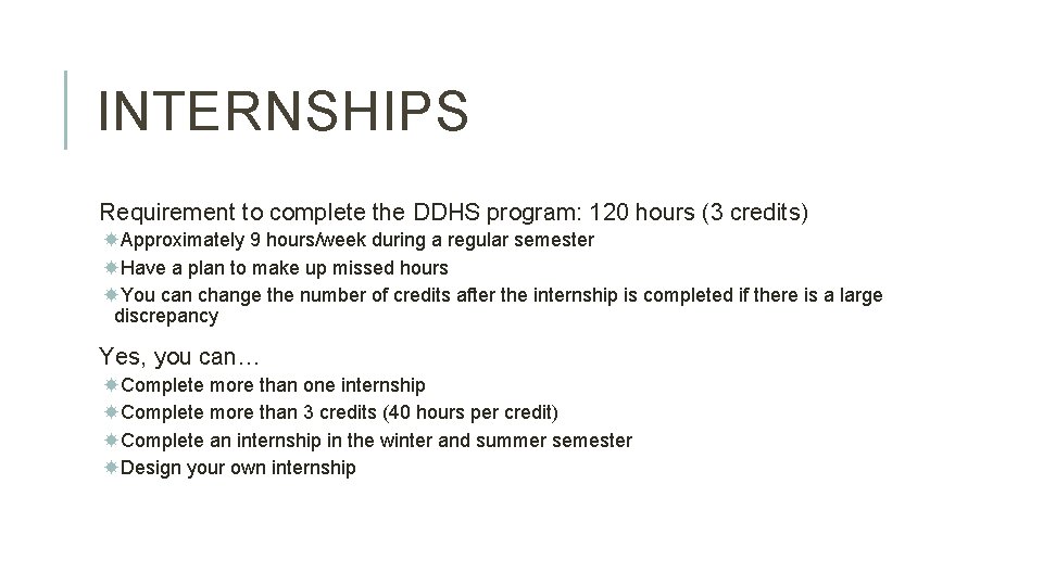 DEVELOPMENTAL DISABILITIES AND HUMAN SERVICES DDHS Program Meeting